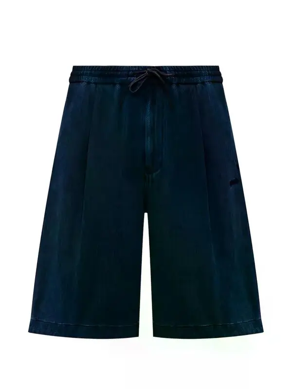 JUUN.J Logo-embroidered Shorts - Blue
