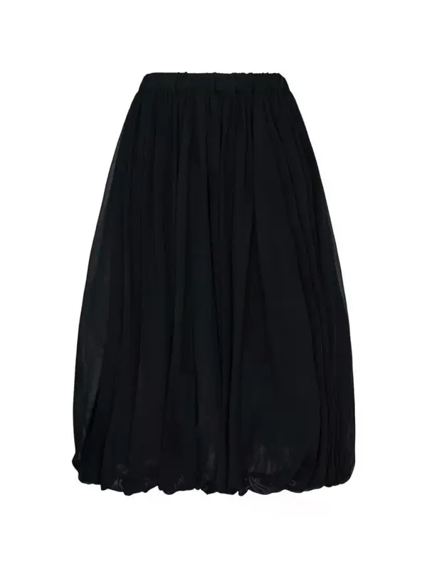 Comme Des Garçons Bubble-hem Skirt - Black