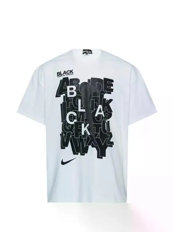 Comme Des Garçons Graphic-print Crew-neck T-shirt - White