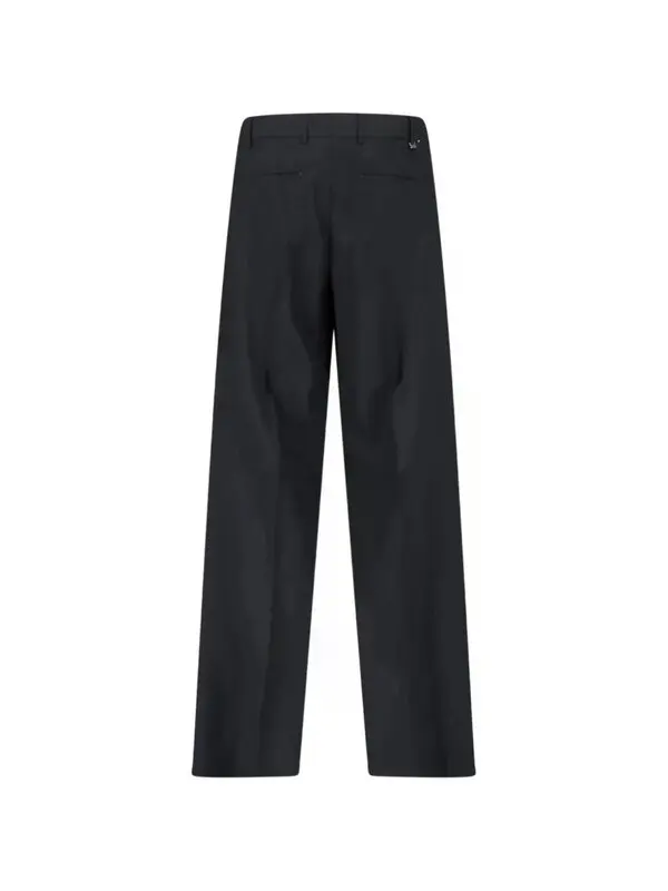 PT TORINO Pleated-detail Wool Trousers