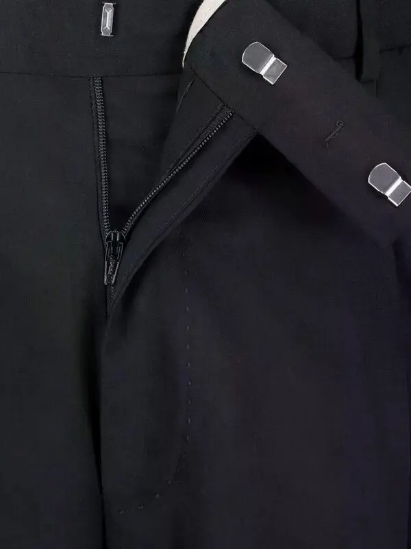 PT TORINO Pleated-detail Wool Trousers