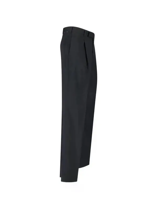 PT TORINO Pleated-detail Wool Trousers