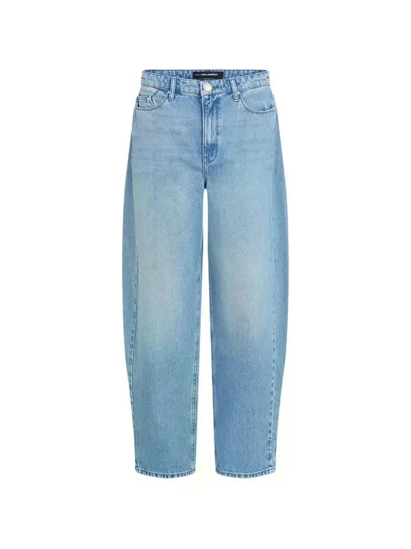 Karl Lagerfeld Barrel-leg Jeans - Blue