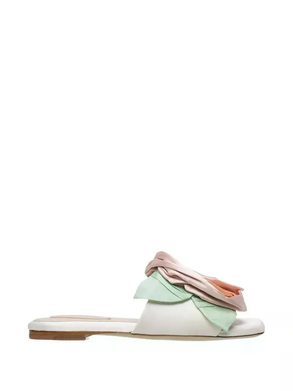 Simone Rocha Pressed Rosette Sandals - White