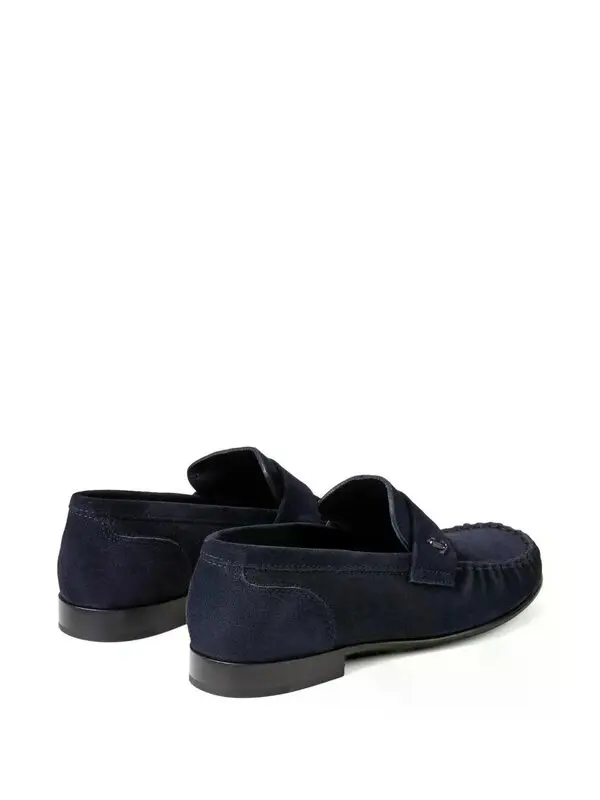 JIMMY CHOO Ellis Suede Loafers - Blue