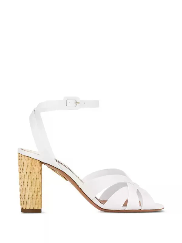 AQUAZZURA Copacabana Heeled Sandals - White