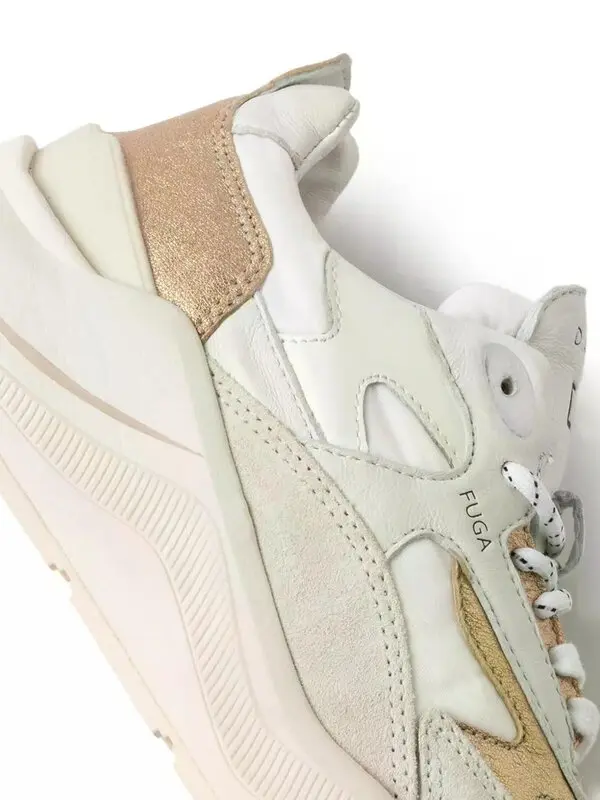 D.a.t.e. Fuga Panelled Sneakers - White