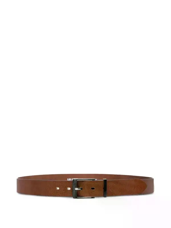 LES DEUX Walker Leather Belt - Brown