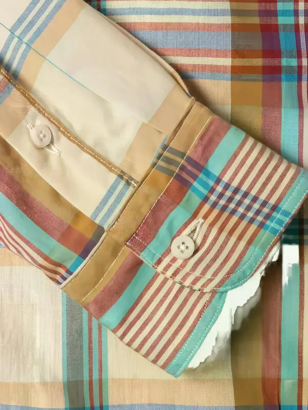 Gitman Bros Archive Madras Check-pattern Shirt