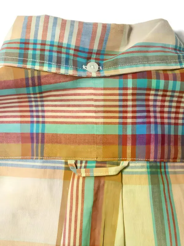Gitman Bros Archive Madras Check-pattern Shirt