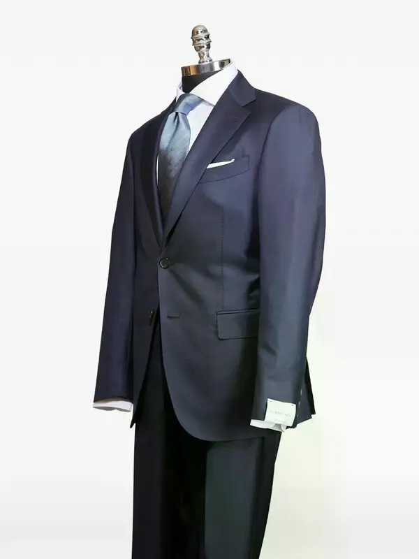 Caruso Norma Single-breasted Suit - Blue