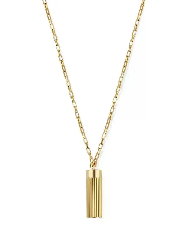 IVI Memento Cylindrical-pendant Necklace - Gold