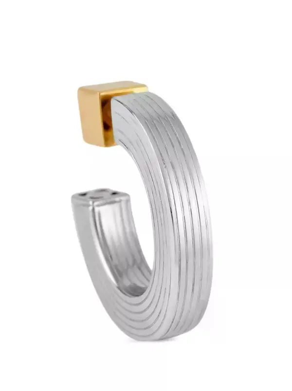 IVI Slim Signore Hoop Earrings - Silver