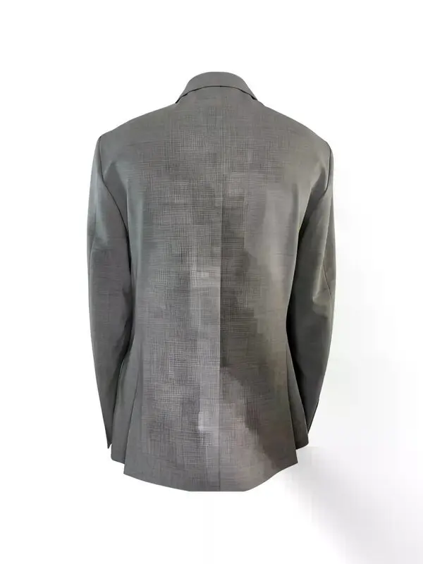 Eleventy Single-breasted Notched-lapel Jacket - Grey