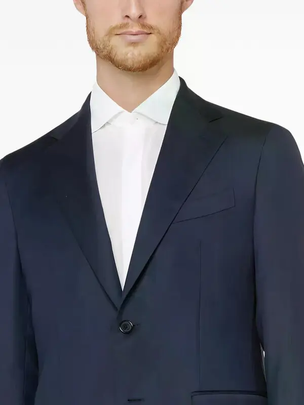 Caruso Aida Single-breasted Two-piece Suit - Blue