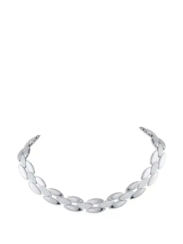 Roberto Coin Diamond-embellished Choker Necklace - Silver