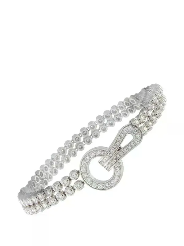 CARTIER Agrafe Diamond Bracelet - Silver