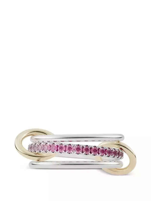 SPINELLI KILCOLLIN Tigris Pink Sapphire Ring - Silver