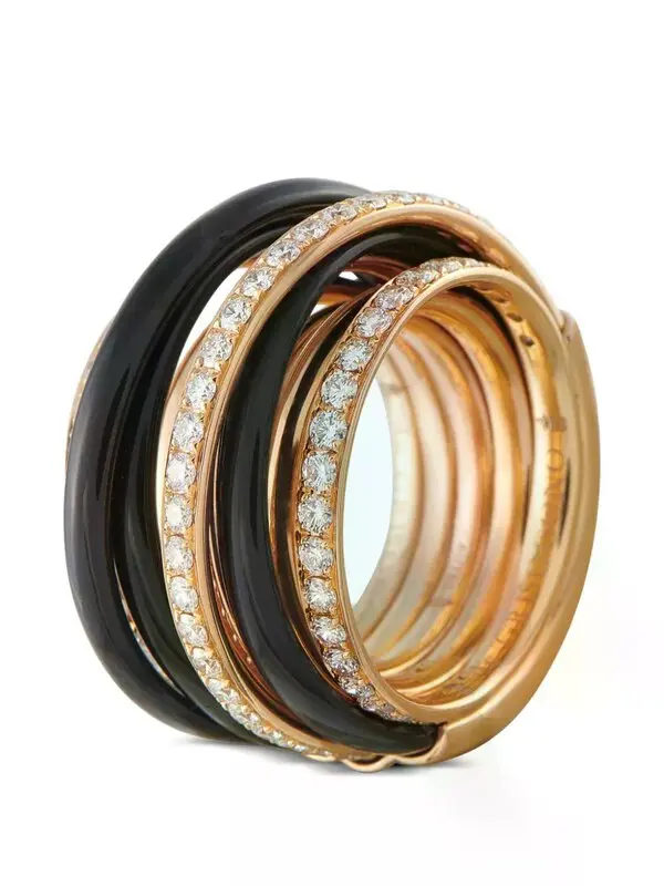De Grisogono Allegra 18k Rose Gold Diamond Ring