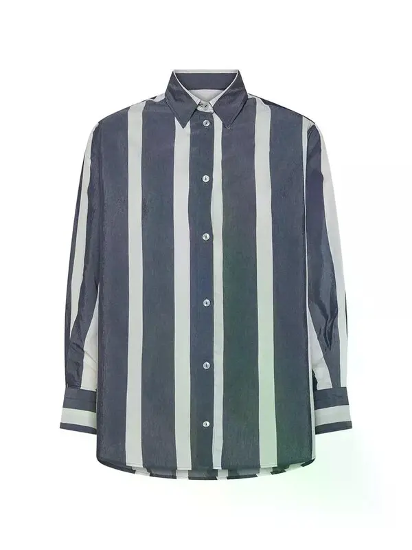 CRUNA Yvonne Striped Shirt - Blue