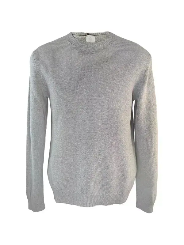 Eleventy Fine-gauge Crew-neck Sweater - Grey