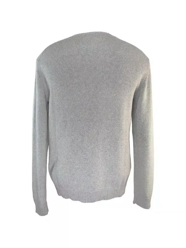 Eleventy Fine-gauge Crew-neck Sweater - Grey
