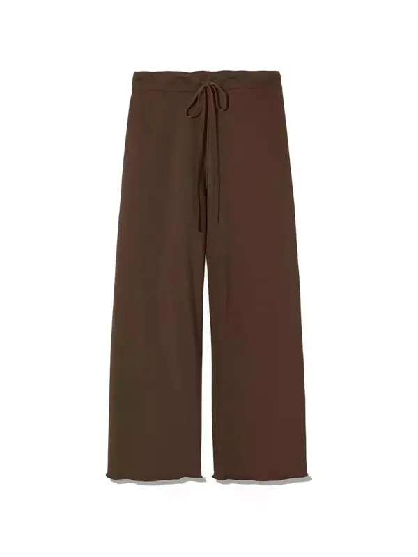NILI LOTAN Kiki Raw-cut Trousers - Brown