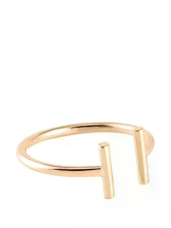 Ginette Ny Strip Open Ring - Gold