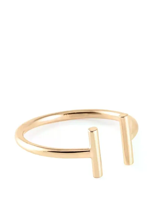 Ginette Ny Strip Open Ring - Gold