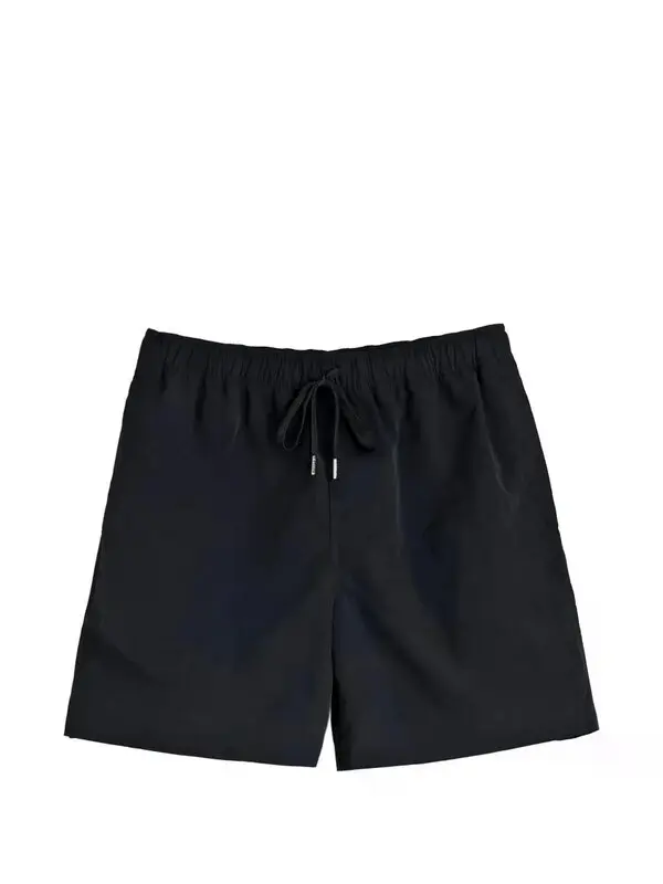 CORRIDOR Drawstring-waist Shorts - Black