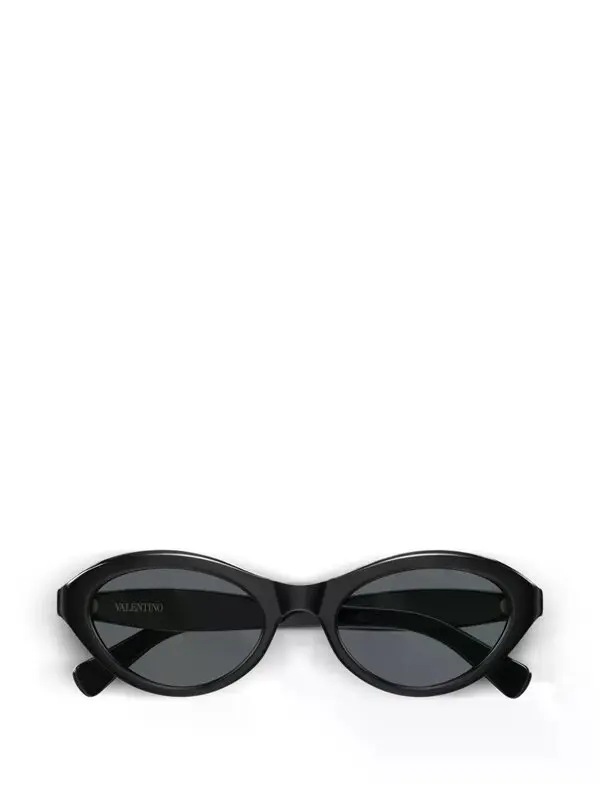 Valentino Garavani Cat-eye Sunglasses With Vlogo Signature - Black