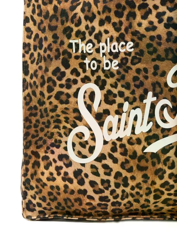 MC2 SAINT BARTH Leopard-print Tote Bag