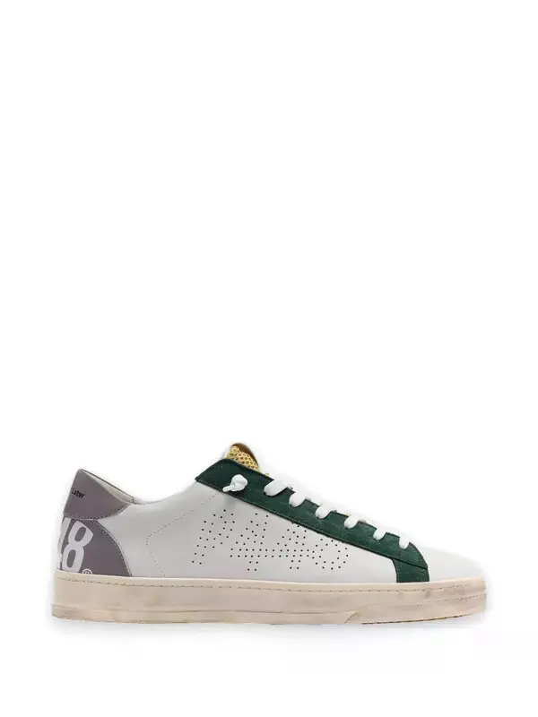 P448 Jack Sweden Logo-perforated Sneakers - White