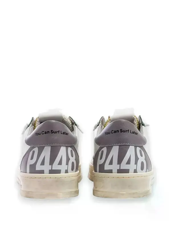 P448 Jack Sweden Logo-perforated Sneakers - White