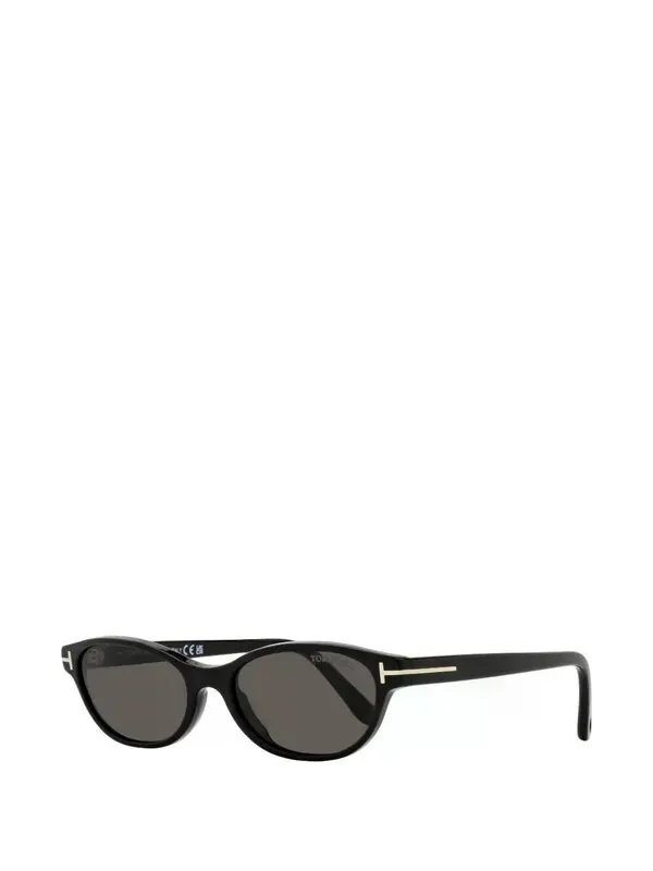 TOM FORD Oval-frame Sunglasses - Black