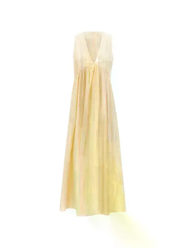 Faithfull The Brand Lune Midi Dress - Yellow