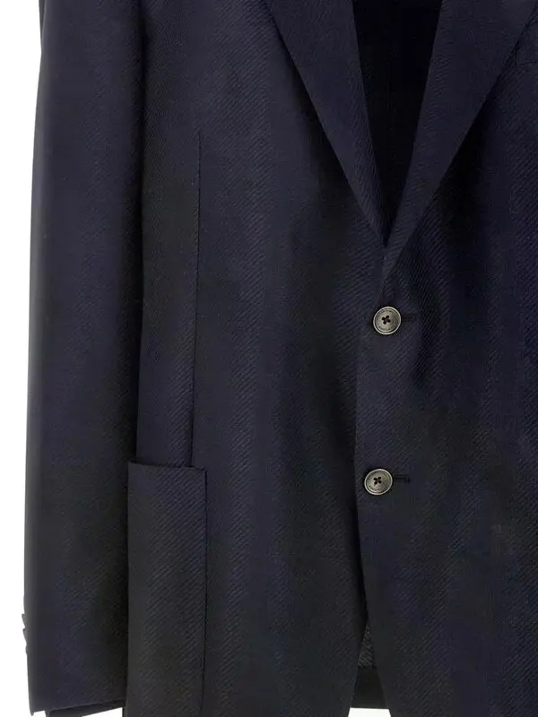 Tagliatore Single-breasted Blazer - Blue