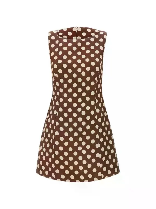 Faithfull The Brand Lydie Mini Dress - Brown