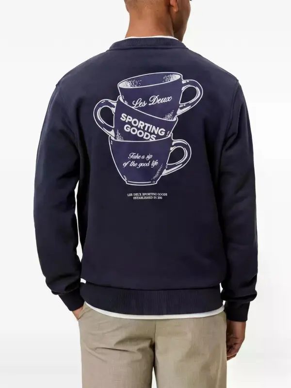 LES DEUX Graphic-print Sweatshirt