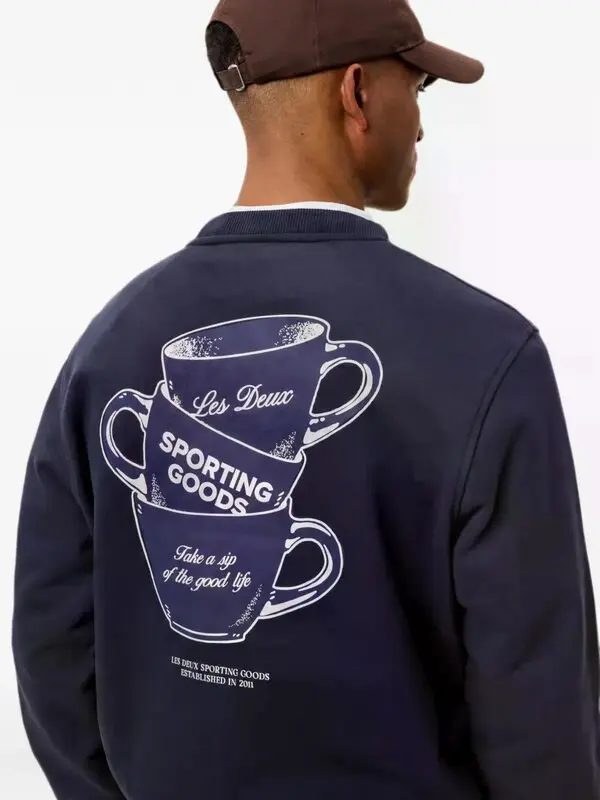 LES DEUX Graphic-print Sweatshirt