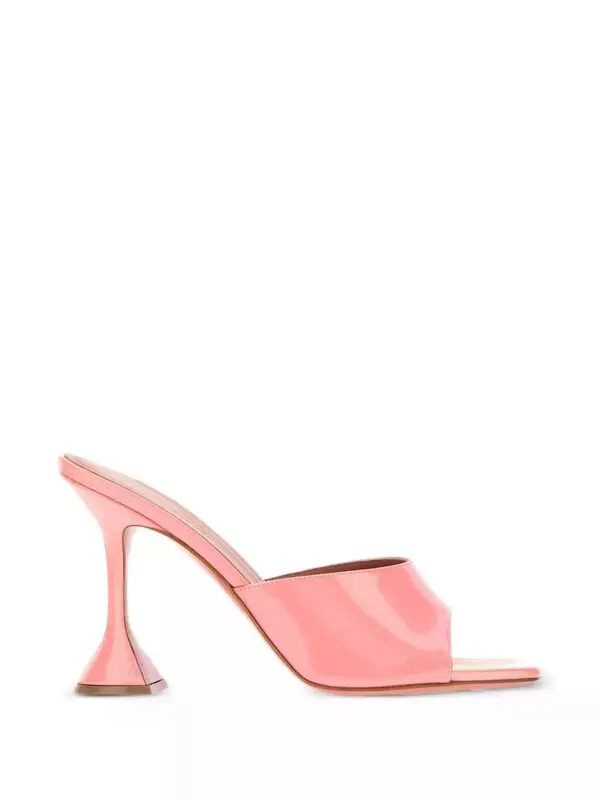 Amina Muaddi Lupita Patent Leather Mules