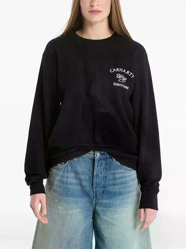 Carhartt Work In Progress Waffle-knit Logo-print T-shirt