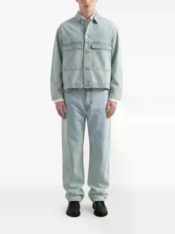 DEAN EDMONDS Dean Graphic-print Denim Jacket