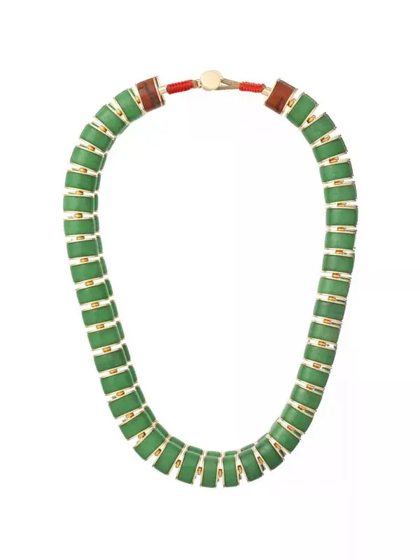 ROXANNE ASSOULIN The Stone Slice Necklace - Gold