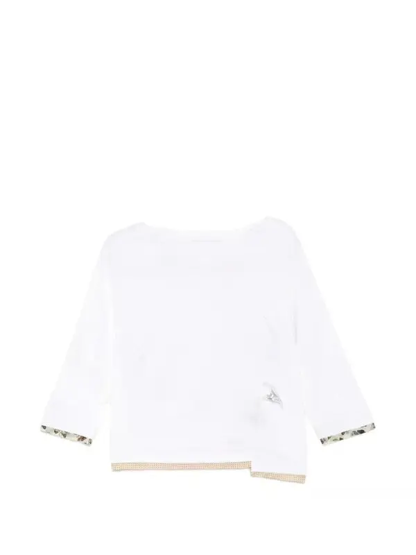 Undercover Butterfly-print Layered T-shirt - White