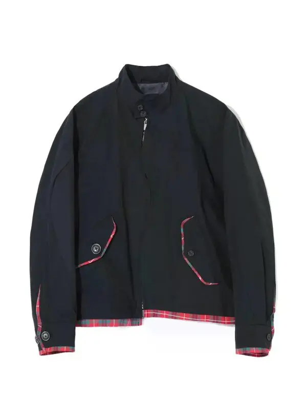 Undercover X Baracuta Tartan-trim Panelled Jacket - Blue
