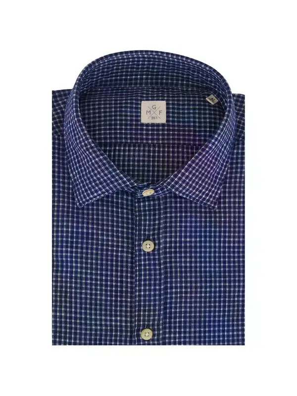 GMF965 Check-pattern Long-sleeve Shirt