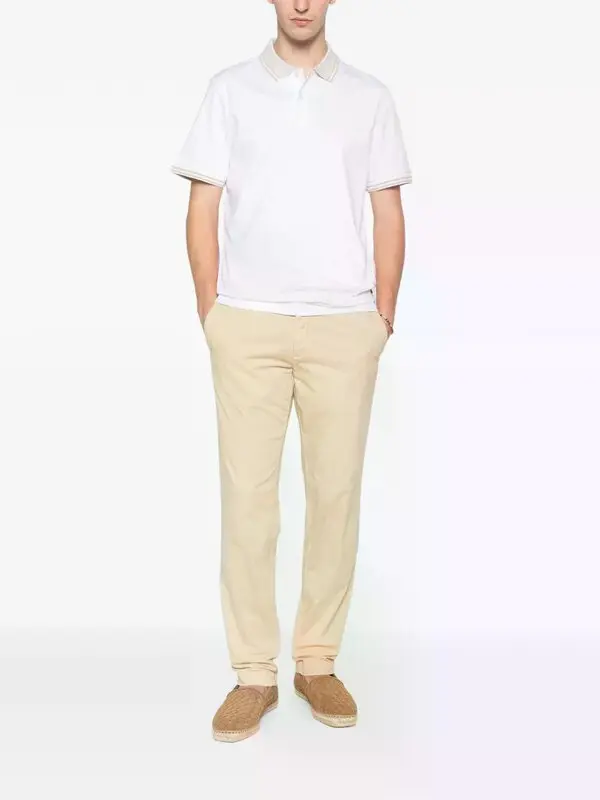 Karl Lagerfeld Cliff Zip-up Trousers - Neutrals