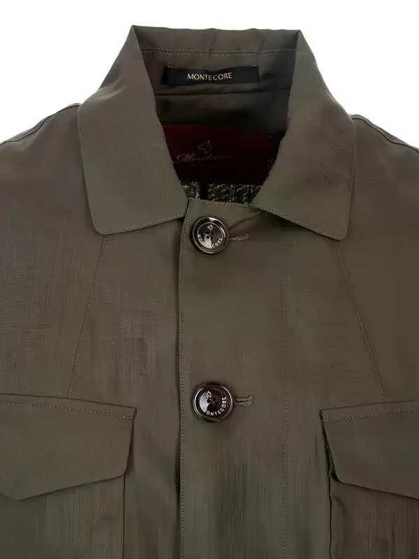 MONTECORE Multi-pocket Lightweight Jacket - Green
