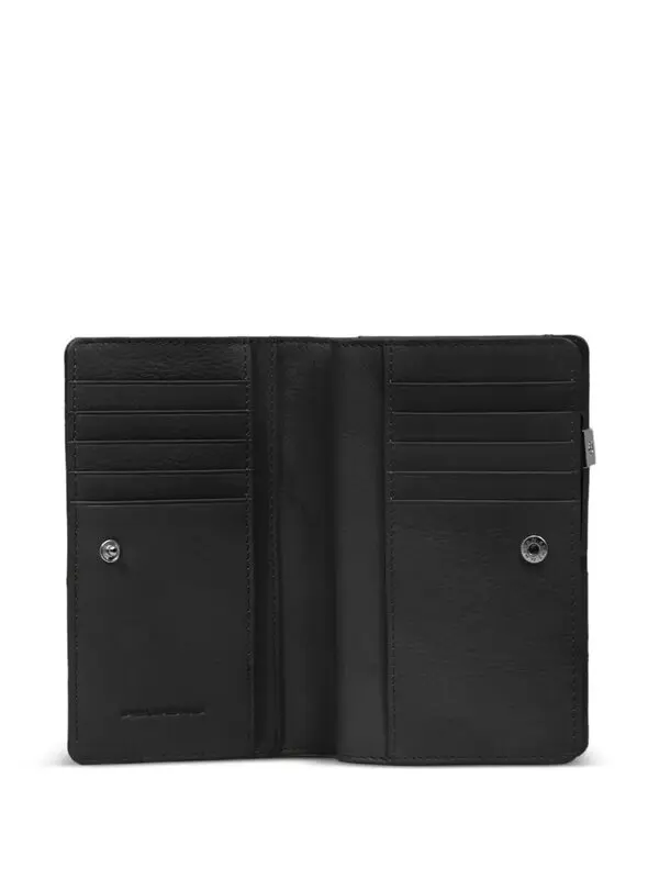 PIQUADRO Logo-plaque Bifold Wallet - Black